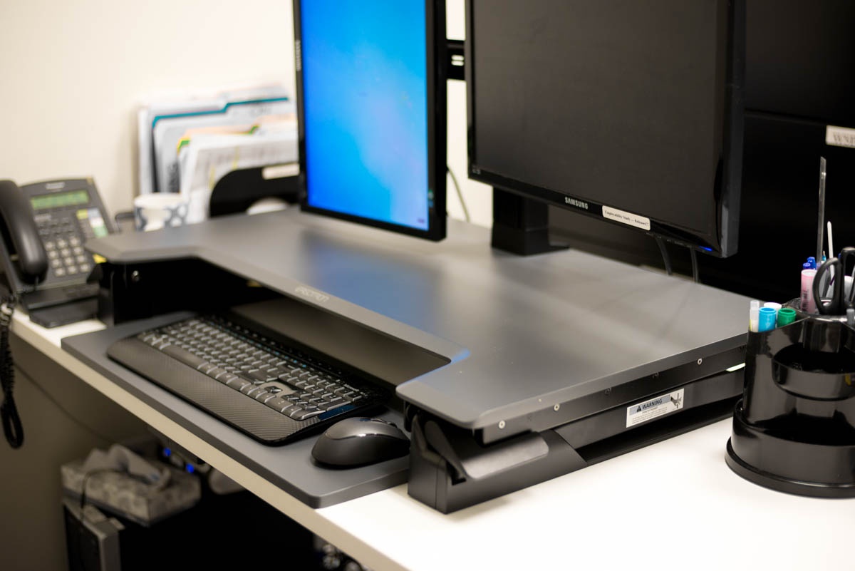 Ergotron WorkFit-TL Sit-Stand Desktop Workstation | Neil Squire