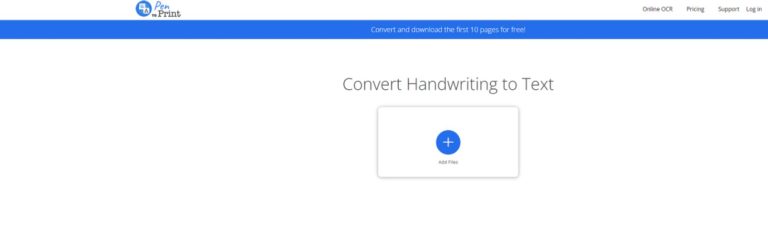 Pen to Print Online OCR - Neil Squire
